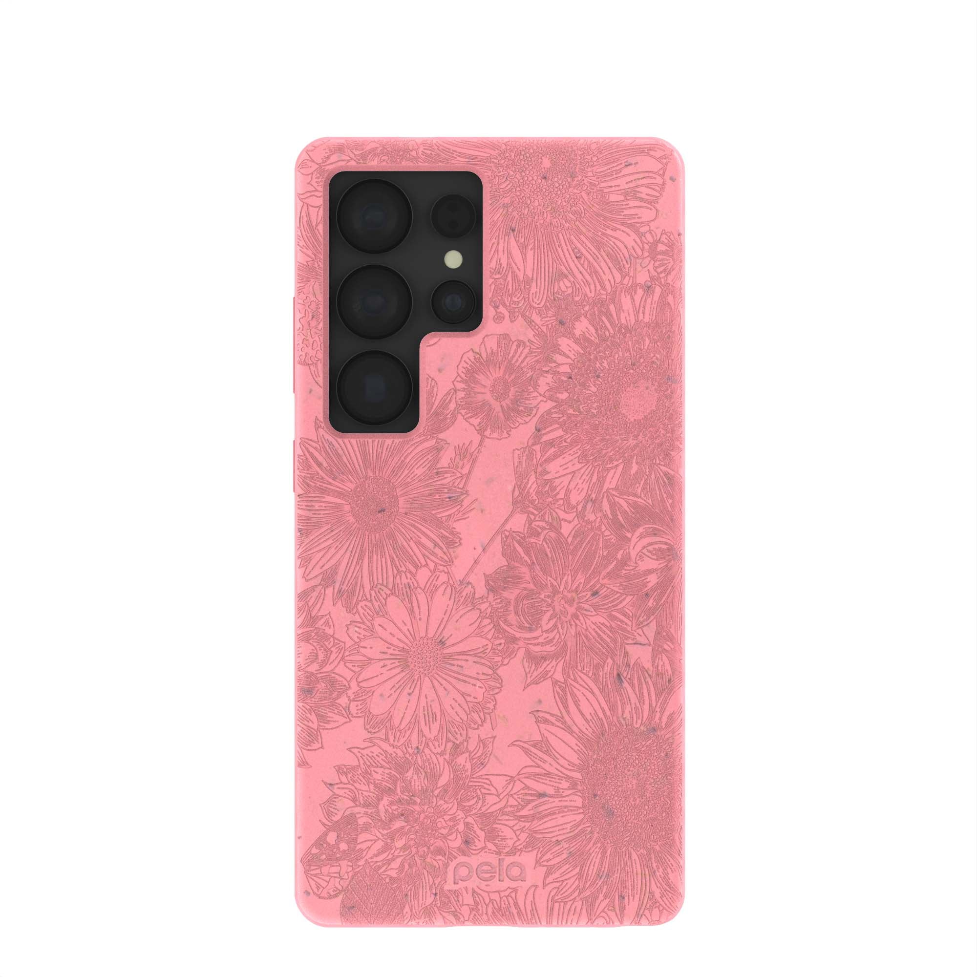 Bubblegum Pink Flora Samsung Galaxy S25 Ultra Case – Cerqular