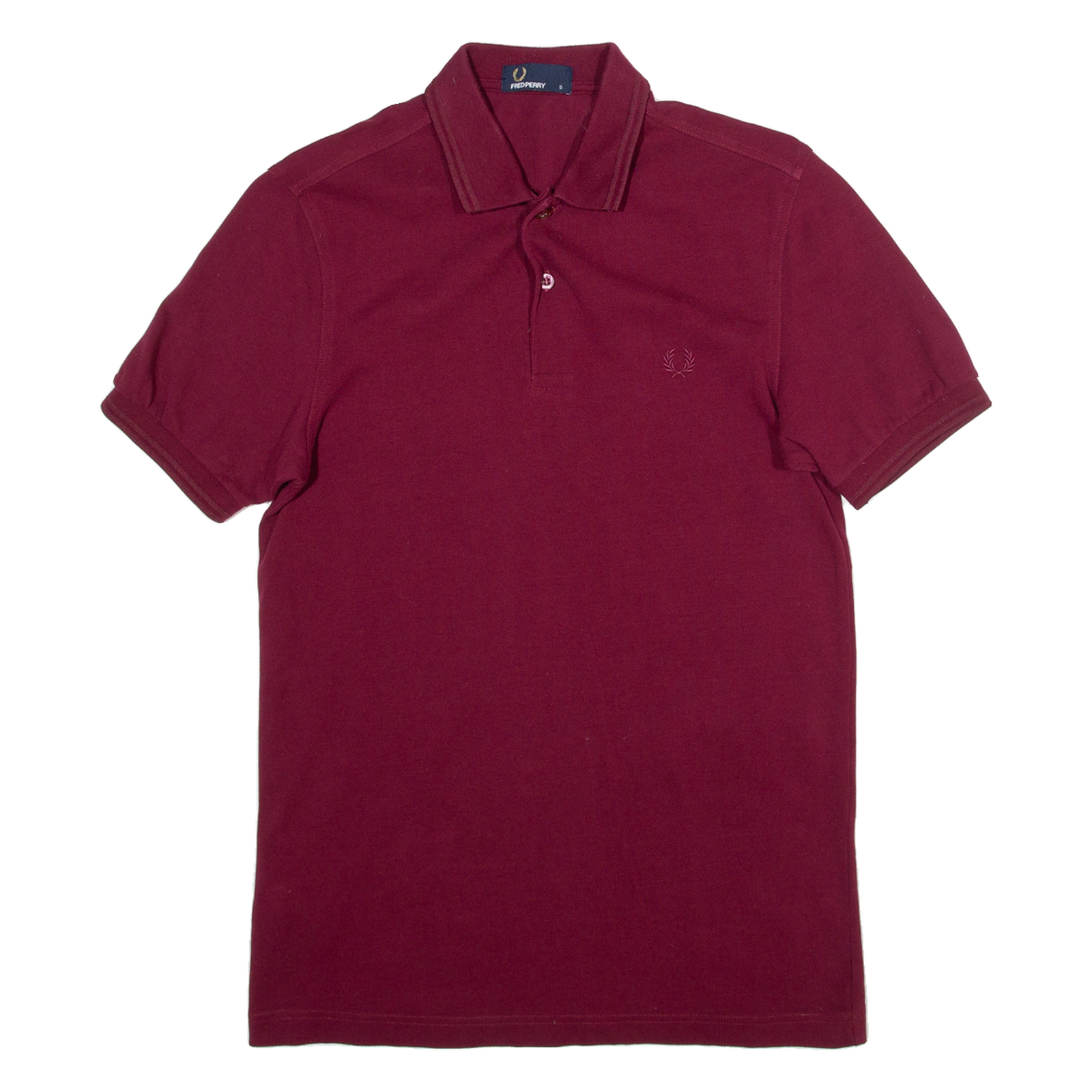 FRED PERRY Mens Polo Shirt Maroon S – Cerqular