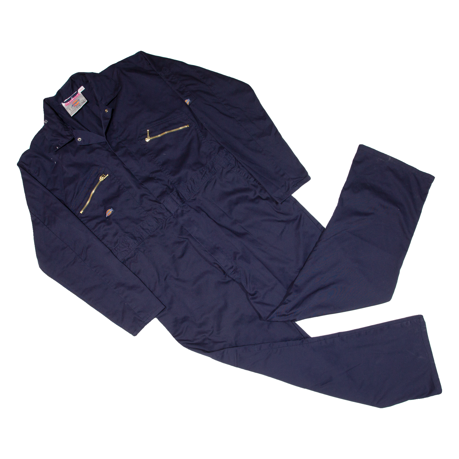 DICKIES Redhawk Workwear Mens Boiler Suit Blue Relaxed L W40 L28 – Cerqular
