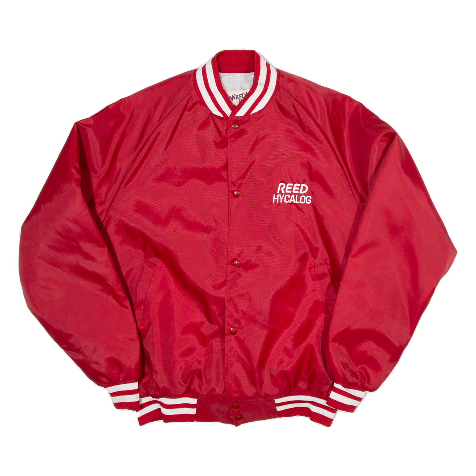 WESTARK USA Reedhycalog Womens Varsity Jacket Red USA L – Cerqular
