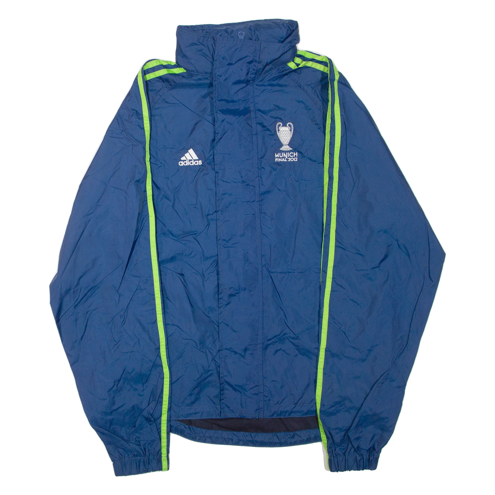 ADIDAS 2012 UEFA Champions League Final Mens Track Jacket Blue L – Cerqular