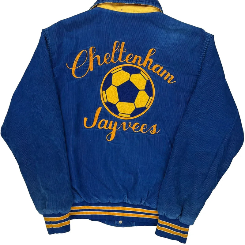 Cheltenham Jayvees Rennoc Varsity Jacket - Medium Yellow Corduroy ...