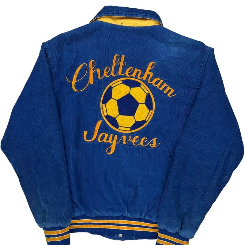 Cheltenham Jayvees Rennoc Varsity Jacket - Medium Yellow Corduroy ...