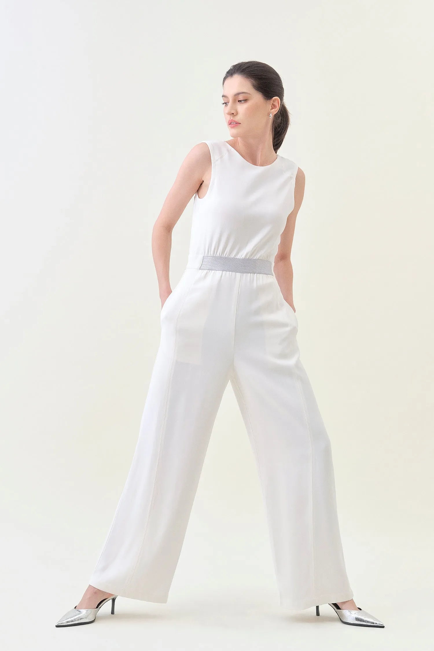 Low-back Jumpsuit - Snow – Cerqular
